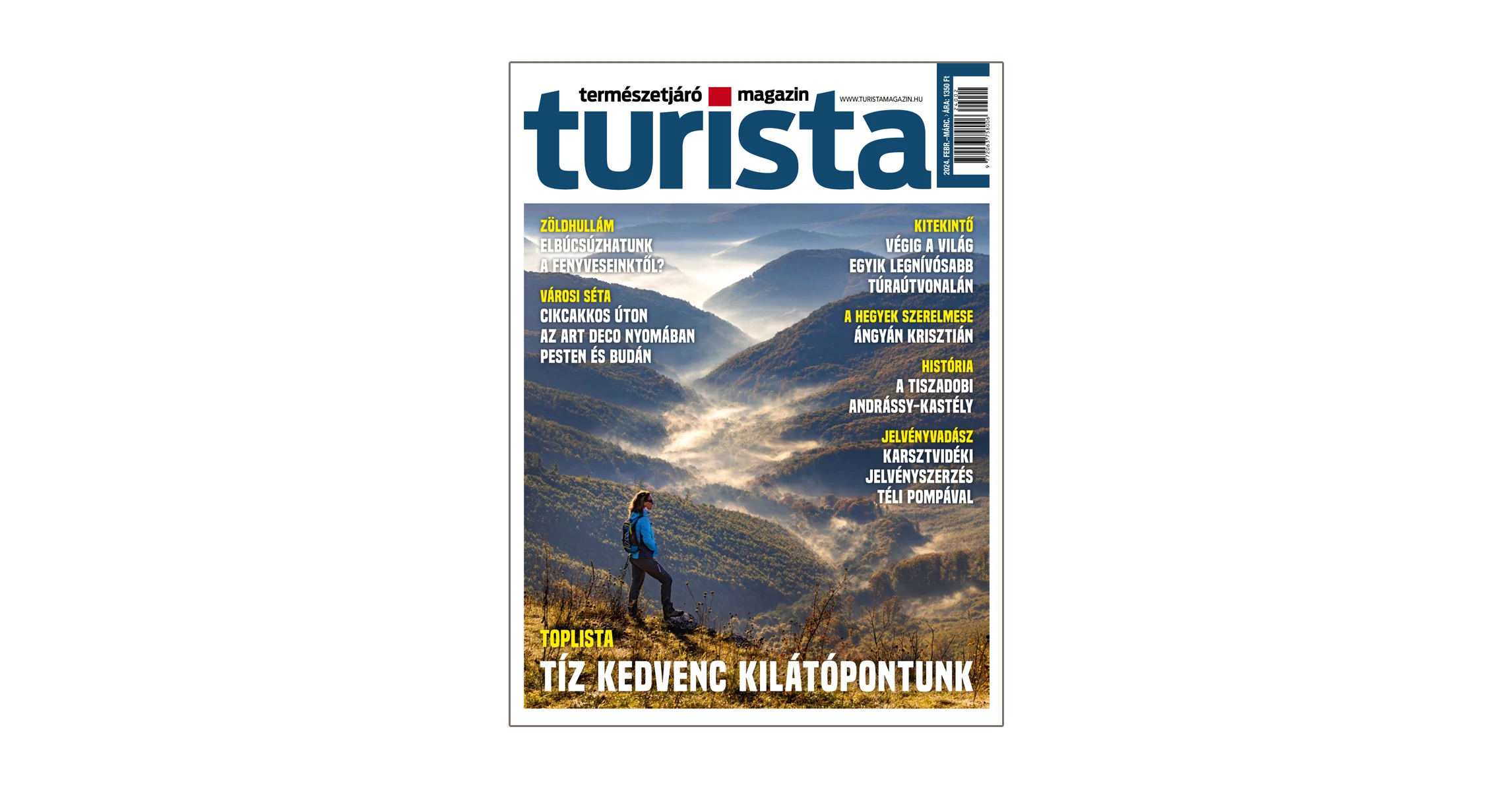 Turista Magazin digitális 2024.február - 2024.március szám - TuristaShop