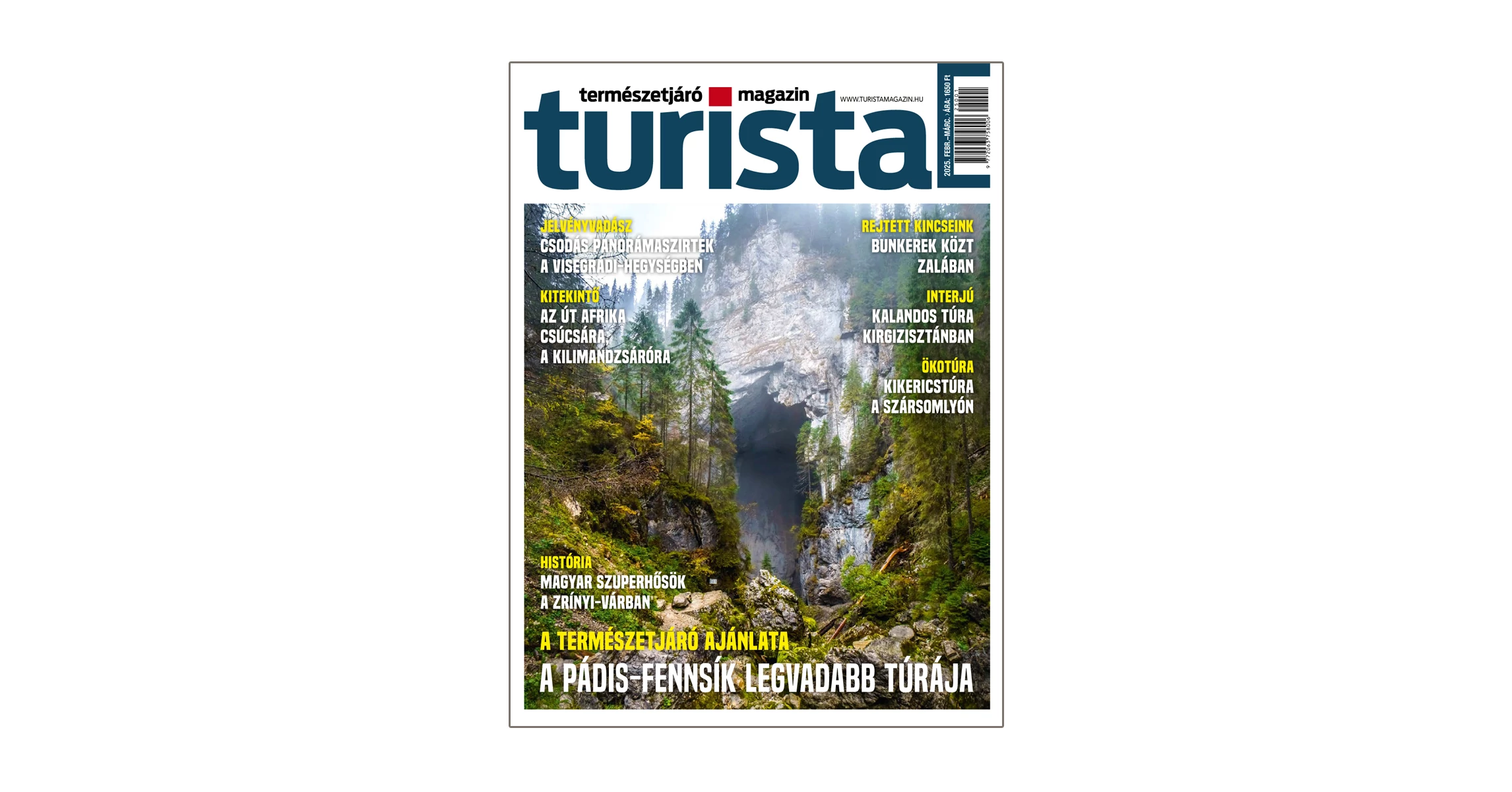 Turista Magazin 2025. február-március - 2025.ÉVI SZÁMOK - TuristaShop