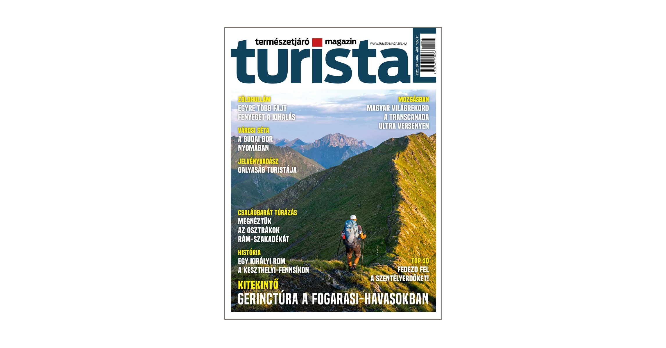 Turista Magazin 2025. október-november - 2025.ÉVI SZÁMOK - TuristaShop